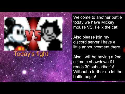 Mickey mouse VS. Felix the cat