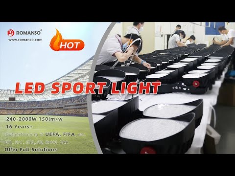 2023 Hot Sell 1200W High Lumen 150lm/w Low Glare LED Sports Light Fit For FIFA Football Pitch