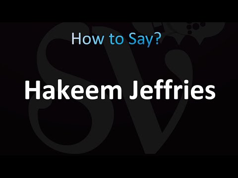 How to Pronounce Hakeem Jeffries (correctly!)