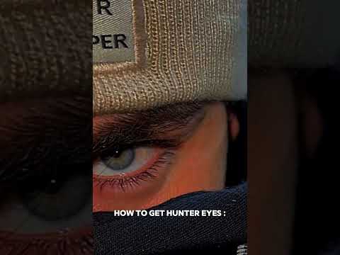 ↓ How to get Hunter eyes #huntereyes #mogged #looksmaxxing #looksmaxing #glowu #selfimprovement