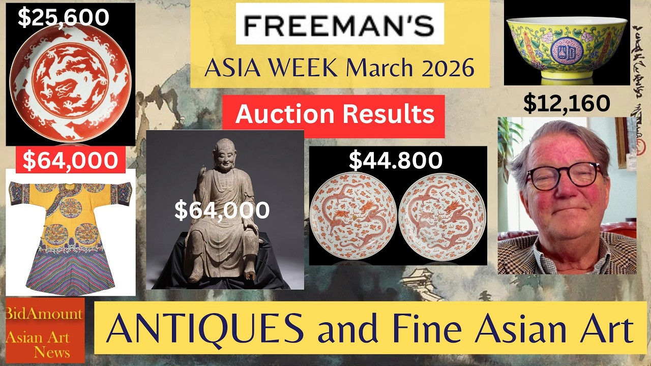 Freemans Asia Week Auction Results March 2026, Chinese, Japanese, Korean Art
