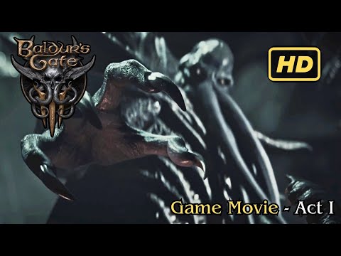 Baldur's Gate 3 | Full Movie - Act I | HD 60 FPS