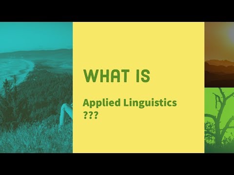 What is applied linguistics ?