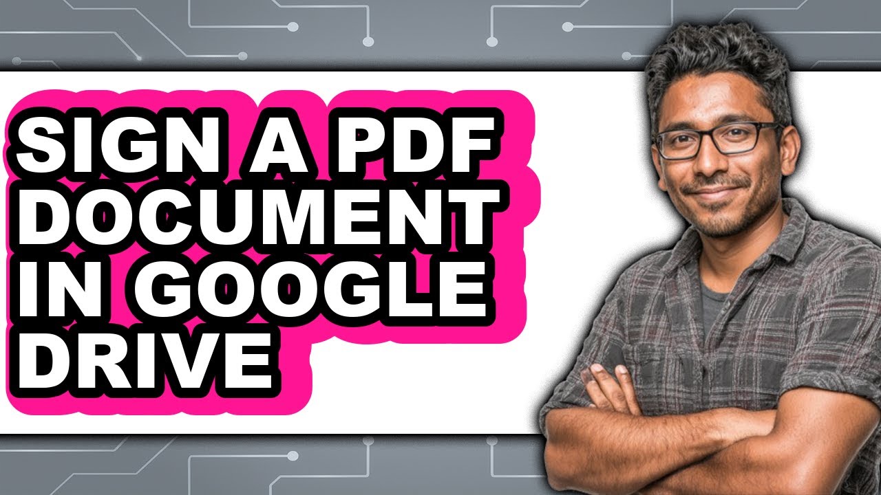How to Sign a PDF Document in Google Drive