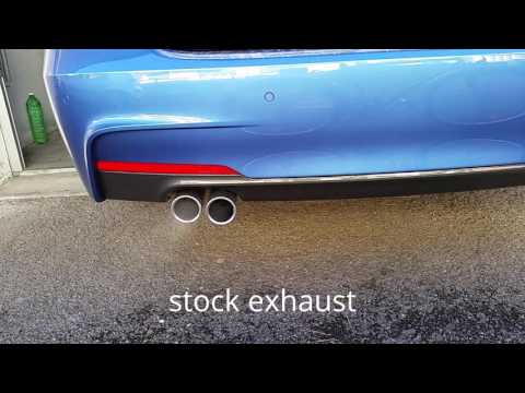 BMW 320i ///M F30 M Performance Exhaust (330i exhaust)