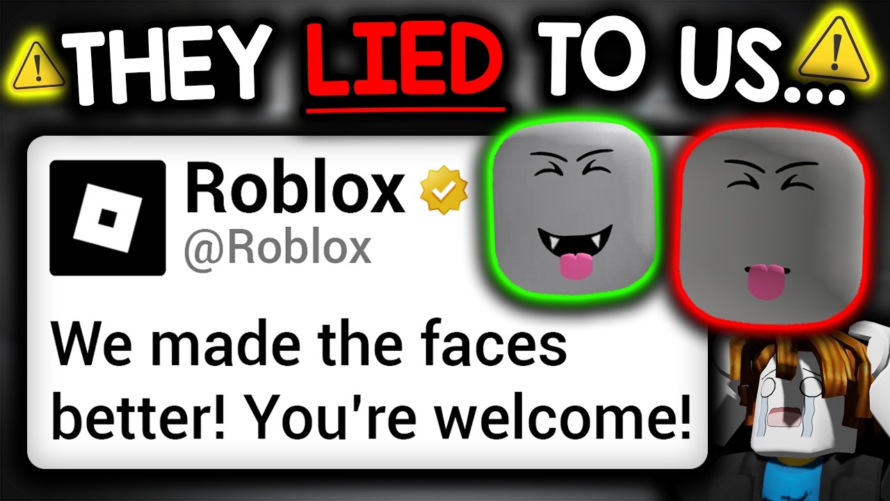 Roblox Removed Classic Faces... it's so over