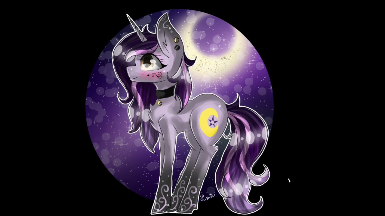 (MLP Speedpaint) Moonlight main OC (update)