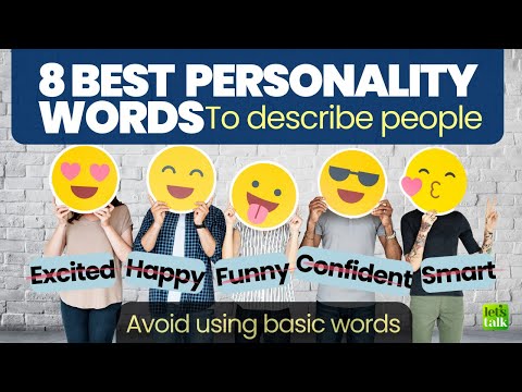 Best Personality Words To Describe People! Stop Using Basic English Words | Smart English Vocabulary