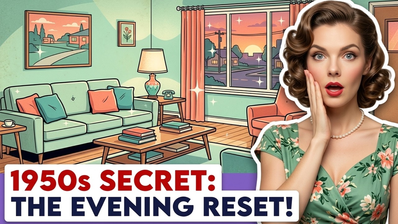 This 1950s Evening Reset Kept Homes Spotless by Morning. Why Did We Stop?
