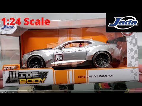 1:24 Scale Jada Toys Bigtime Muscle Wide Body - 2016 Chevy Camaro (Unboxing)