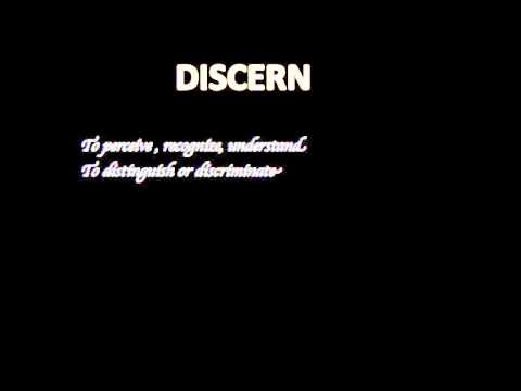 How to Pronounce DISCERN