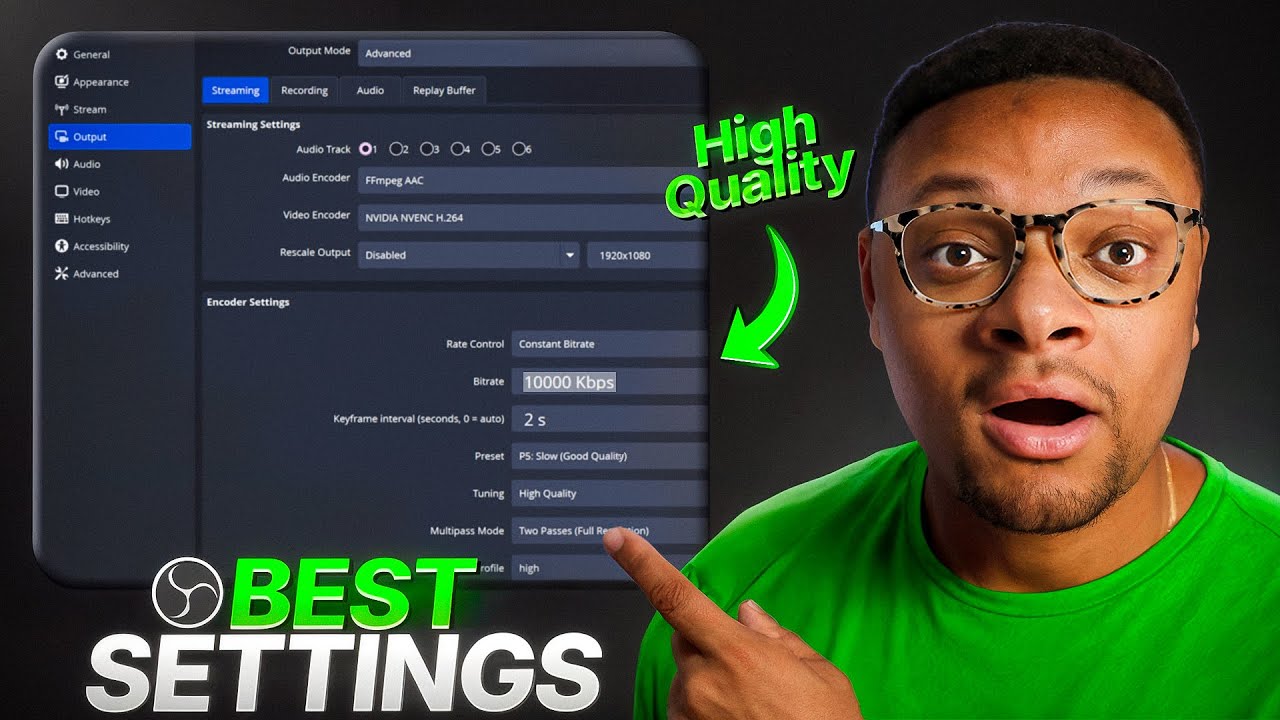 Best OBS Settings for STREAMING in 2026 (Complete Guide)