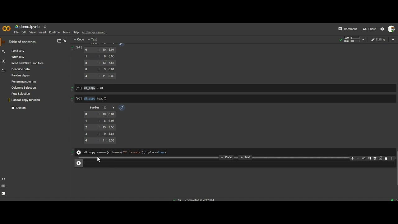 Day 25 | PANDAS COPY FUNCTION |  DATA SCIENCE USING PYTHON | PANDAS SERIES |