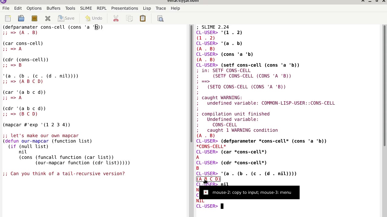 List Manipulation and Predicates in Lisp | Let's Code a Webapp (Part 3) (Tutorial, How-to)