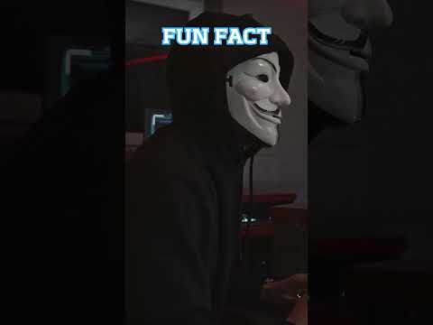 FUN FACT The Origin Of The Anonymous Mask | Guy Fawkes Night #shorts #facts #guyfawkesnight