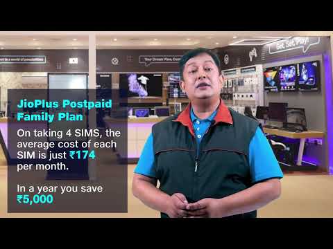 Jio plus postpaid