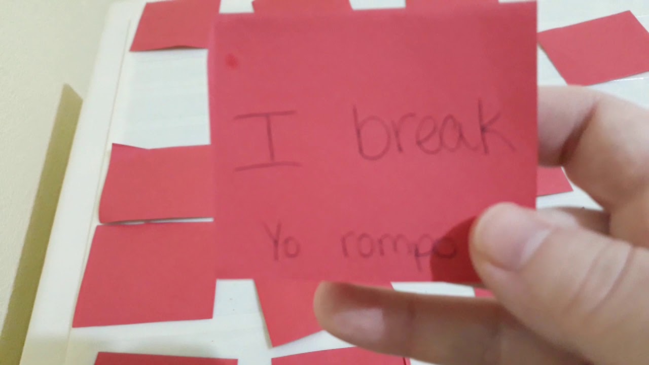 Past Tense Verbs Memory Game