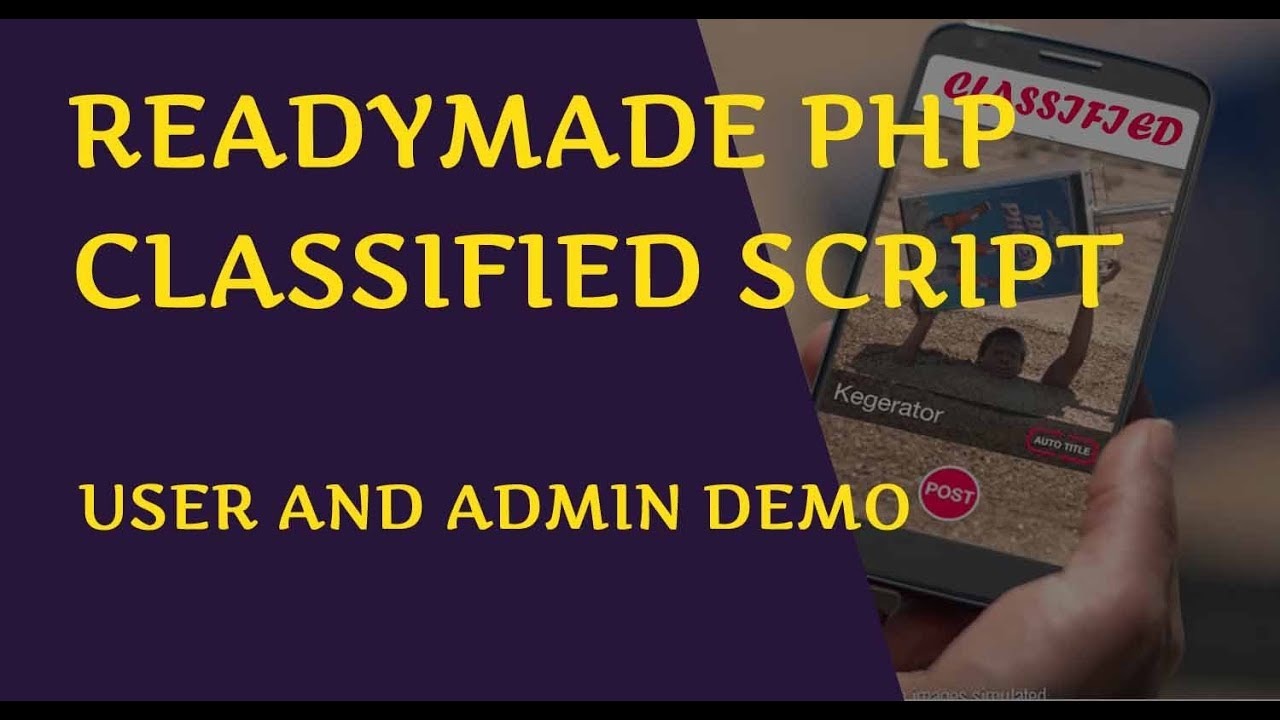 Classified Ads Script PHP (PHP Scripts Mall)