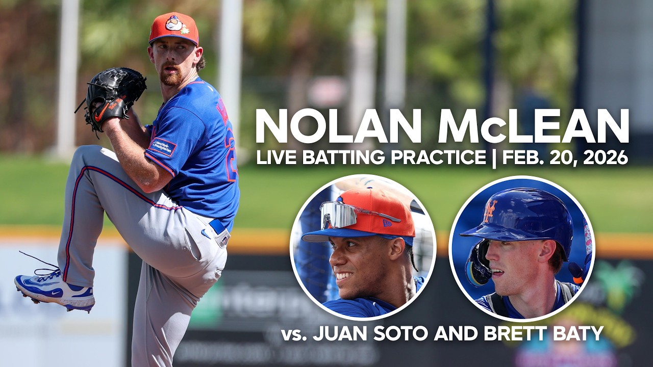 Nolan McLean Faces Live Batters