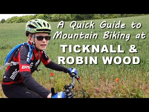 MOUNTAIN BIKING around TICKNALL & ROBIN WOOD