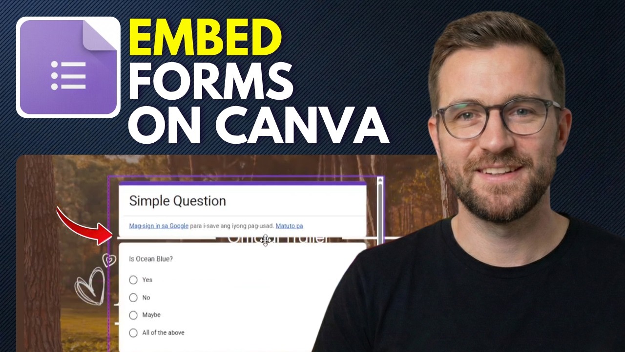 How to add and embed Google Forms on Canva website (Step By Step 2026)