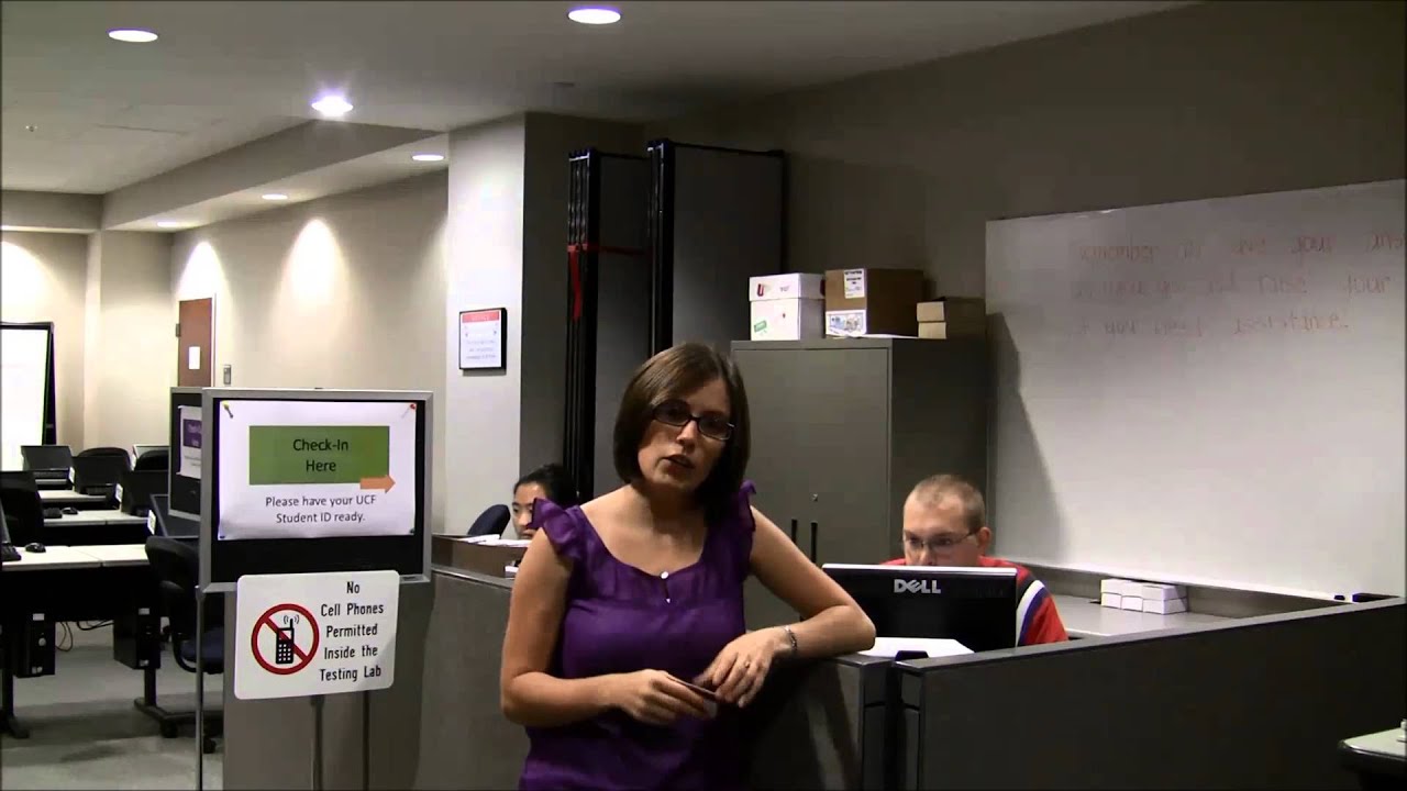 Testing Center Walk Through