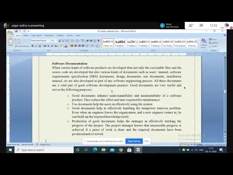 SE: Lecture #17 on Code Walk Through, Code Inspection, Software Documentation, Program Testing