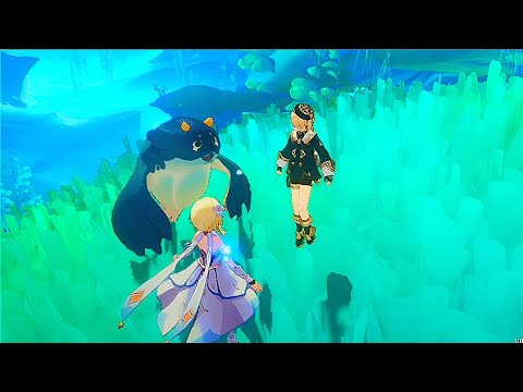 Freminet tells a Cute Little Story to the Blubberbeast and Lumine | Genshin Impact 5.7