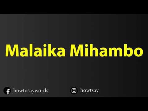 How To Pronounce Malaika Mihambo