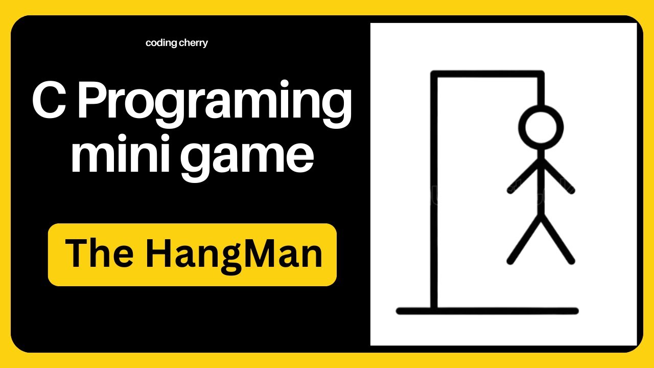 Hangman word Game in C programming #codingtutorials
