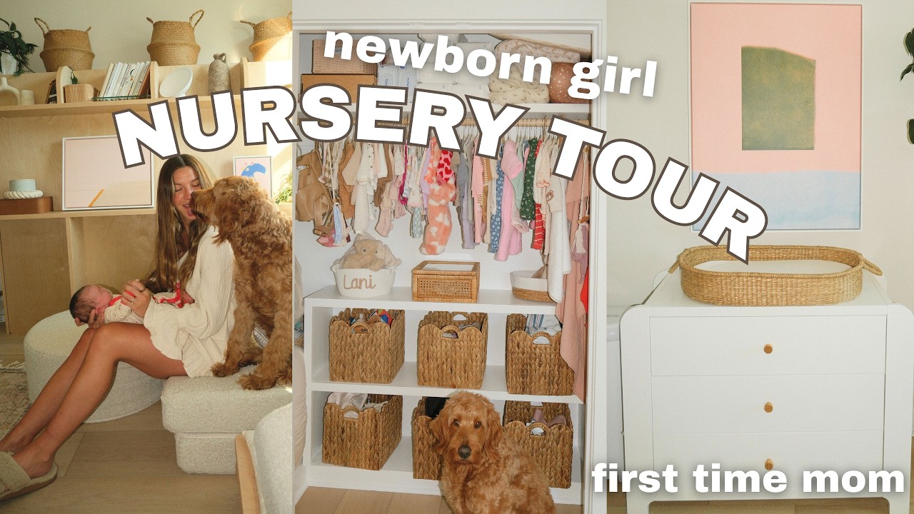 Nursery Tour: first time girl mom!!!