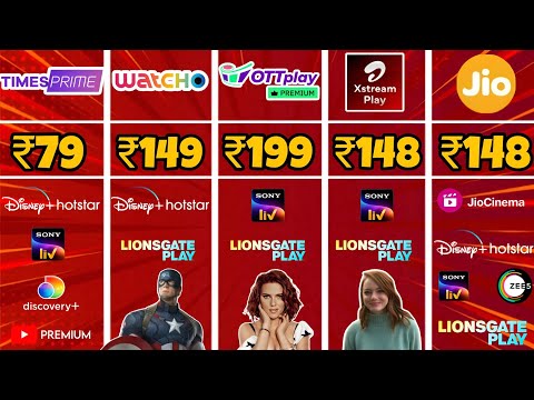 OTTplay vs Watcho vs Times Prime vs Airtel Xstream Play vs Jio TV Premium: Best All OTT Subscription