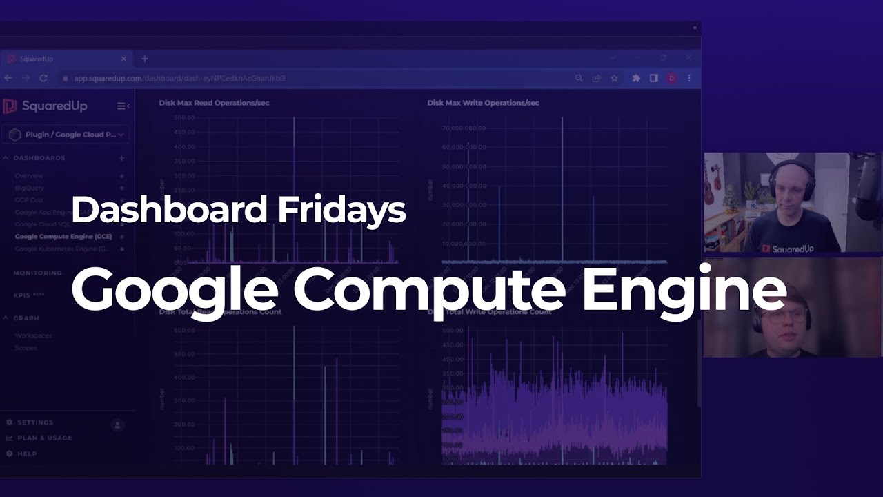 Google Compute Engine Dashboard - SquaredUp