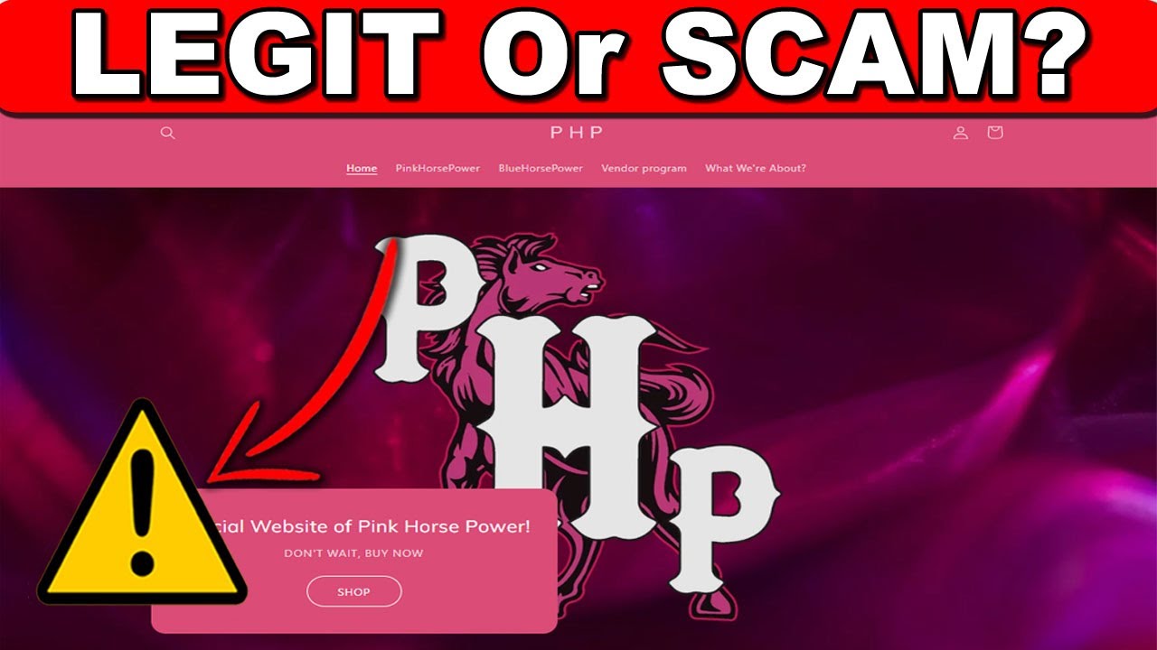 Pink Horse Power Reviews - Legit Or Scam Store?