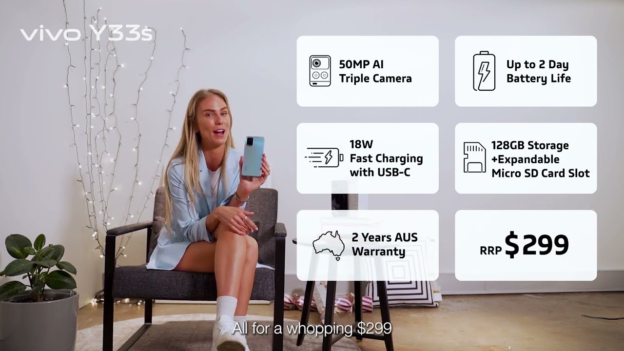 vivo Y33s smartphone features 2022 - Best smartphone under $300