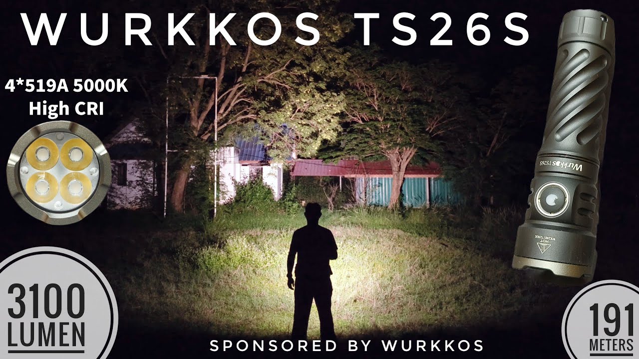 Wurkkos TS26S Review vs Acebeam E75 & Wurkkos TS22 - 21700 Flashlights ...