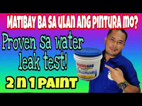 Gaano ba ka tibay ang Weathergard Elastomeric?/Waterproofing Paint