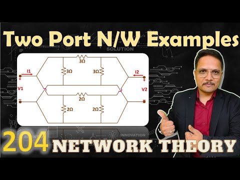 5 - Examples of Two Port Networks (Y and h Parameters) - Network Theory - Video Lecture - GATE ...