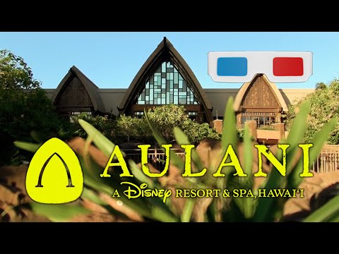 Disney Aulani Resort and Spa Waikolohe Valley Tour - Anaglyph 3D