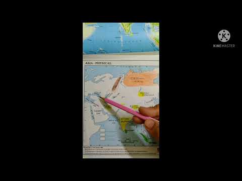 Asia: Physical Map