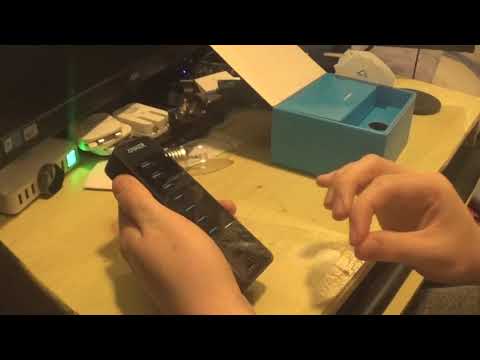 Anker 10 Port Usb 3 0 Powered Hub unboxing and review