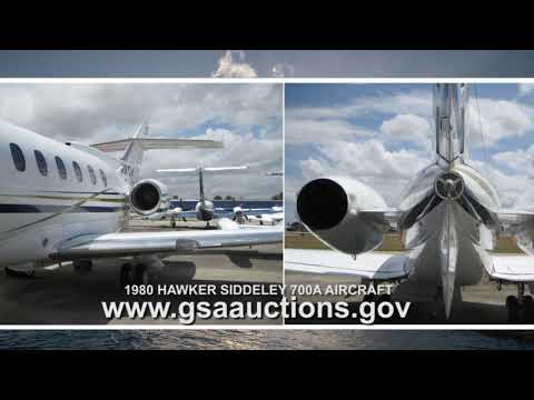 GSA Auctions announces online sale: 1980 Hawker Siddeley 700A Aircraft