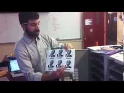 Chromebook cart setup II - labeling