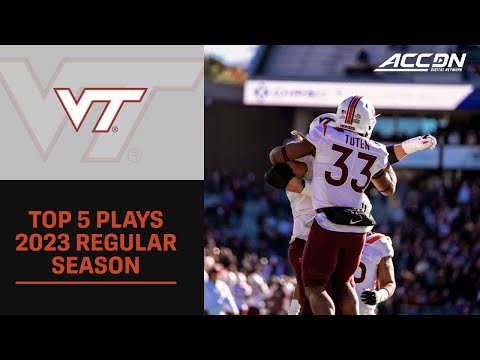Virginia Tech Hokies Top 5 Plays Of The 2023 Regular Season