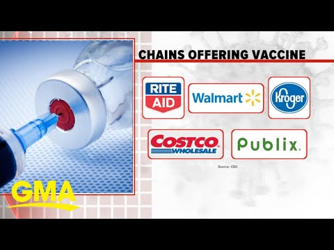 CVS and Walgreens to become vaccination sites l GMA