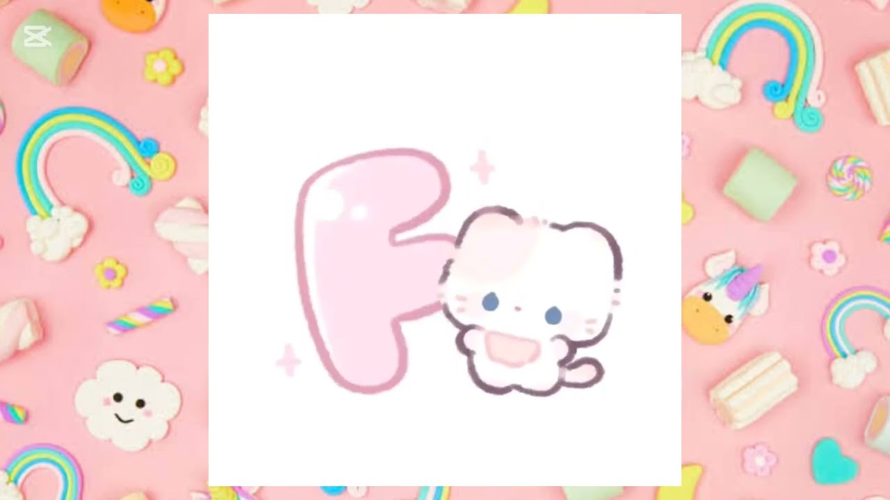Alphabet icon with hello kitty | aesthetic @Artisticchannel7