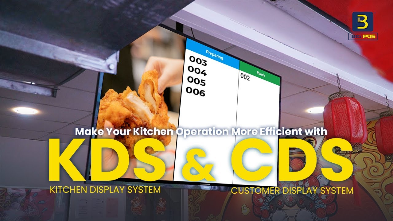 Make your restaurant more efficient with KDS and CDS