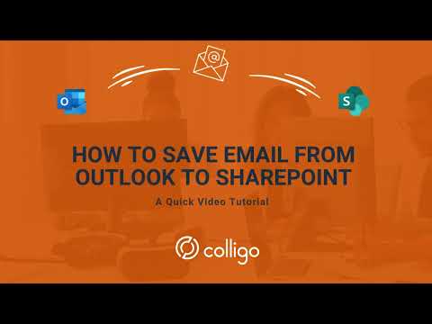 How to Save Email From Outlook to SharePoint: Quick Video Tutorial
