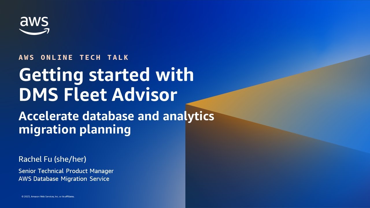 Getting Started with AWS DMS Fleet Advisor - AWS Databases in 15