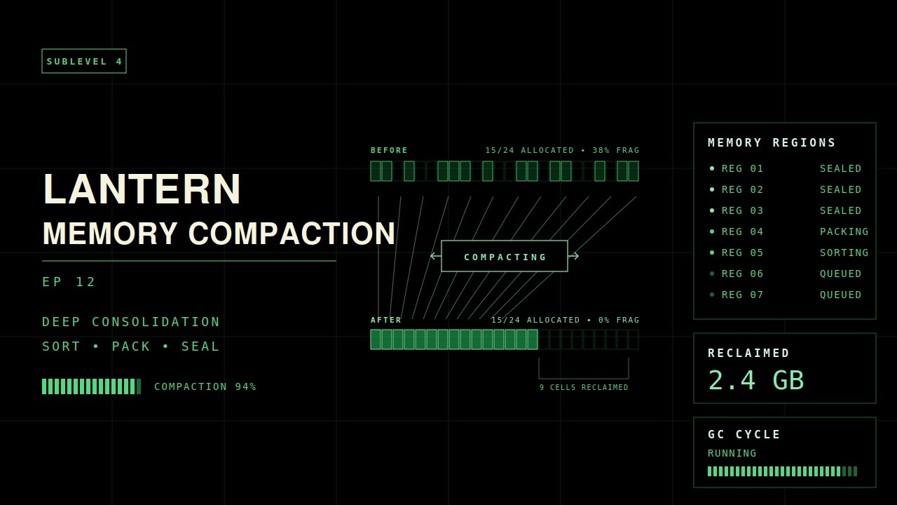 LANTERN — Day Shift D-0093 | 3 Hours Ambient Data Processing | Work & Study